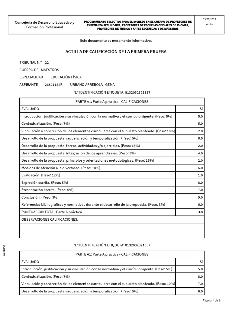 imprime_rubrica.asp | PDF | Plan de estudios | Conocimiento procedimental