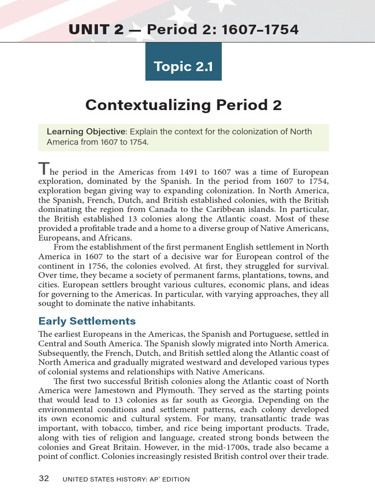 Colonization of North America: 1607-1754 | PDF | European Colonization ...