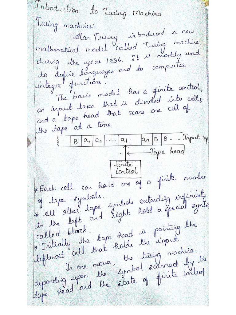 Module-4 Turing Machine Notes4 | PDF