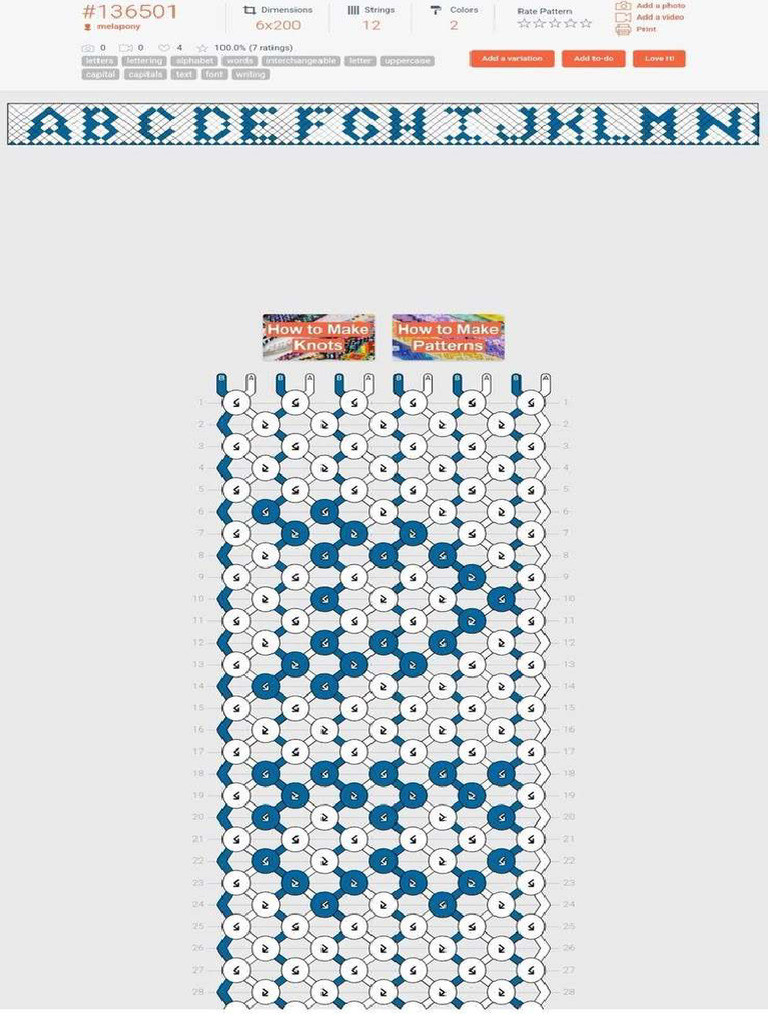 Bracelet Bresilien Tuto Pdf