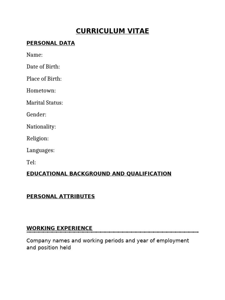 My CV Draft | PDF