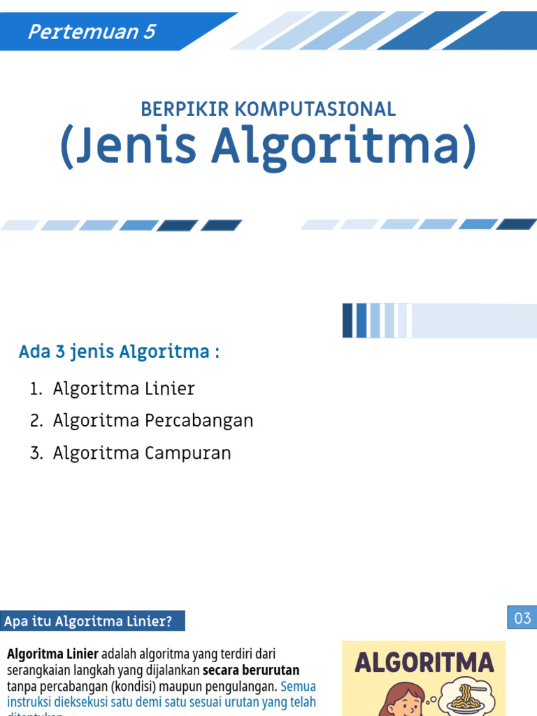 P4 - Jenis Algoritma | PDF