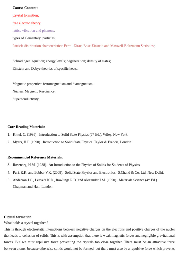 Advanced Electromagnetism Lecture Notes | PDF | Atoms | Electron