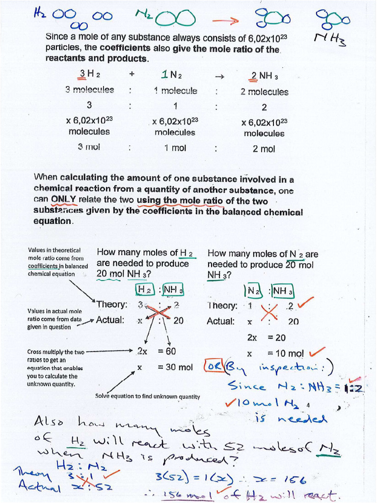 Stoichiometry Concentration | PDF