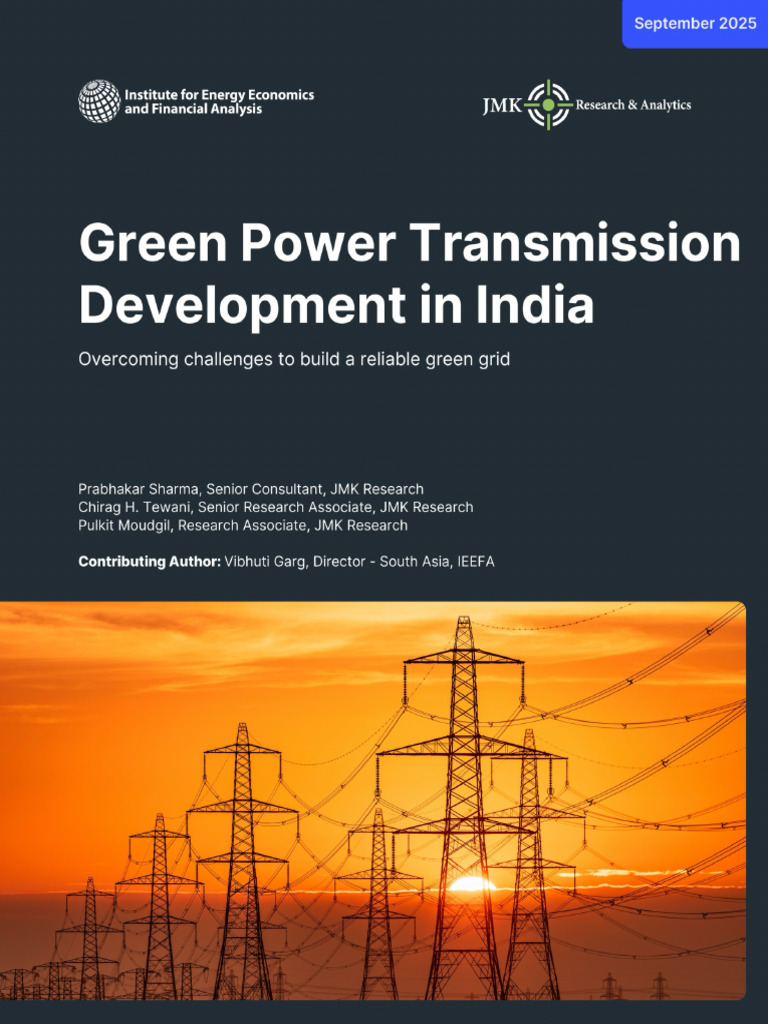 IEEFA Green Power Transmission Development in India FV6 | PDF ...