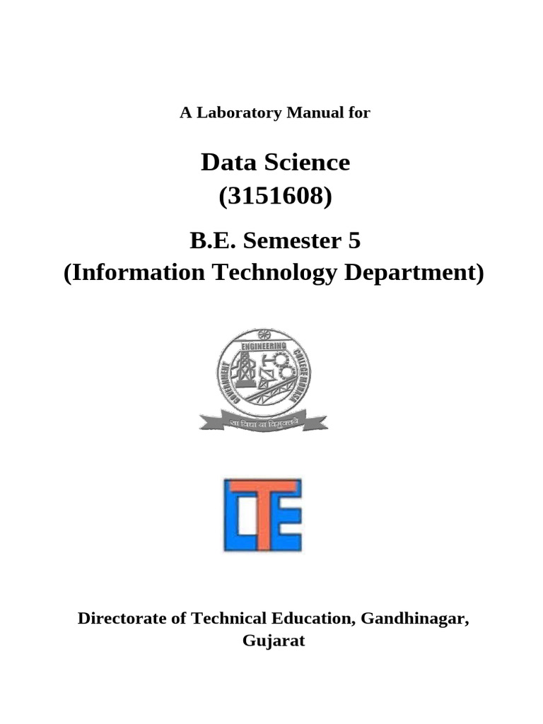 Data Science Lab Manual for IT Students | PDF | Skewness | Statistics