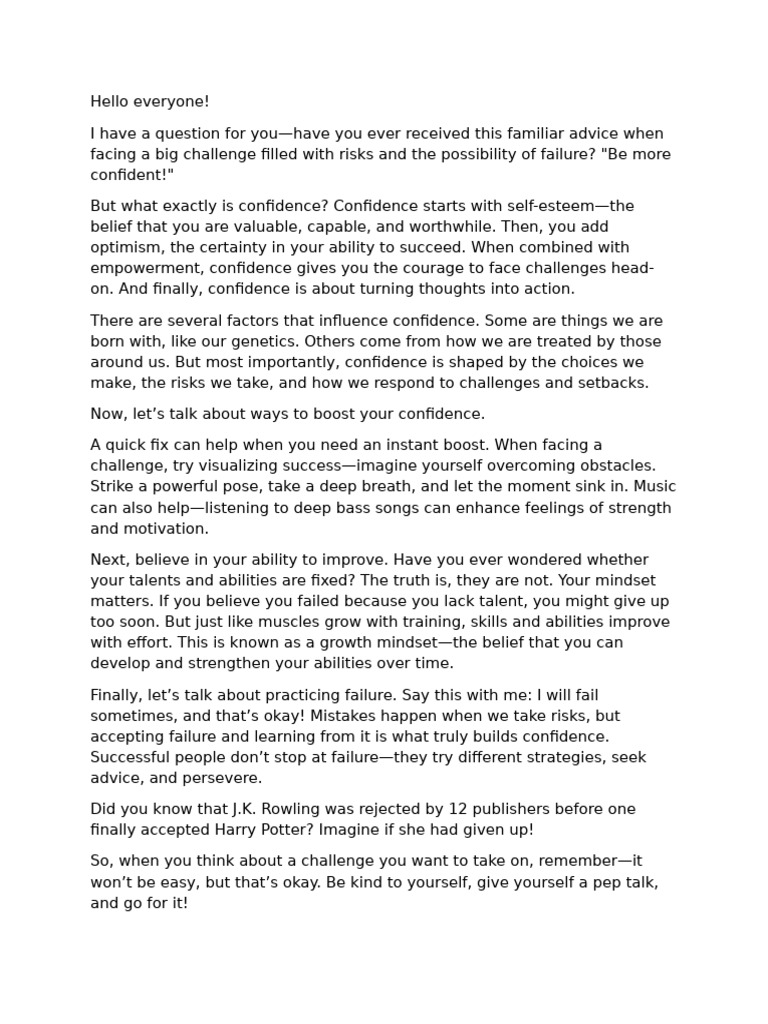 Midterm Speech | PDF