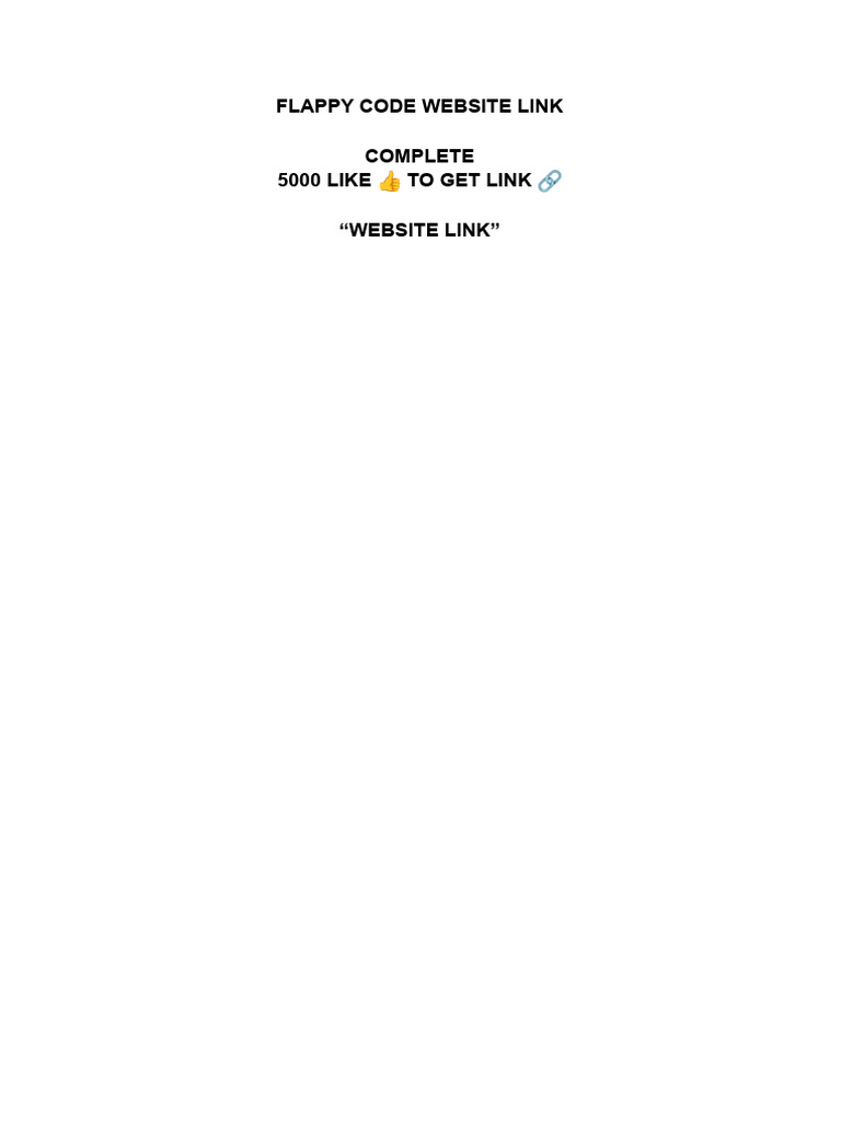 Flappy Code Website Link | PDF