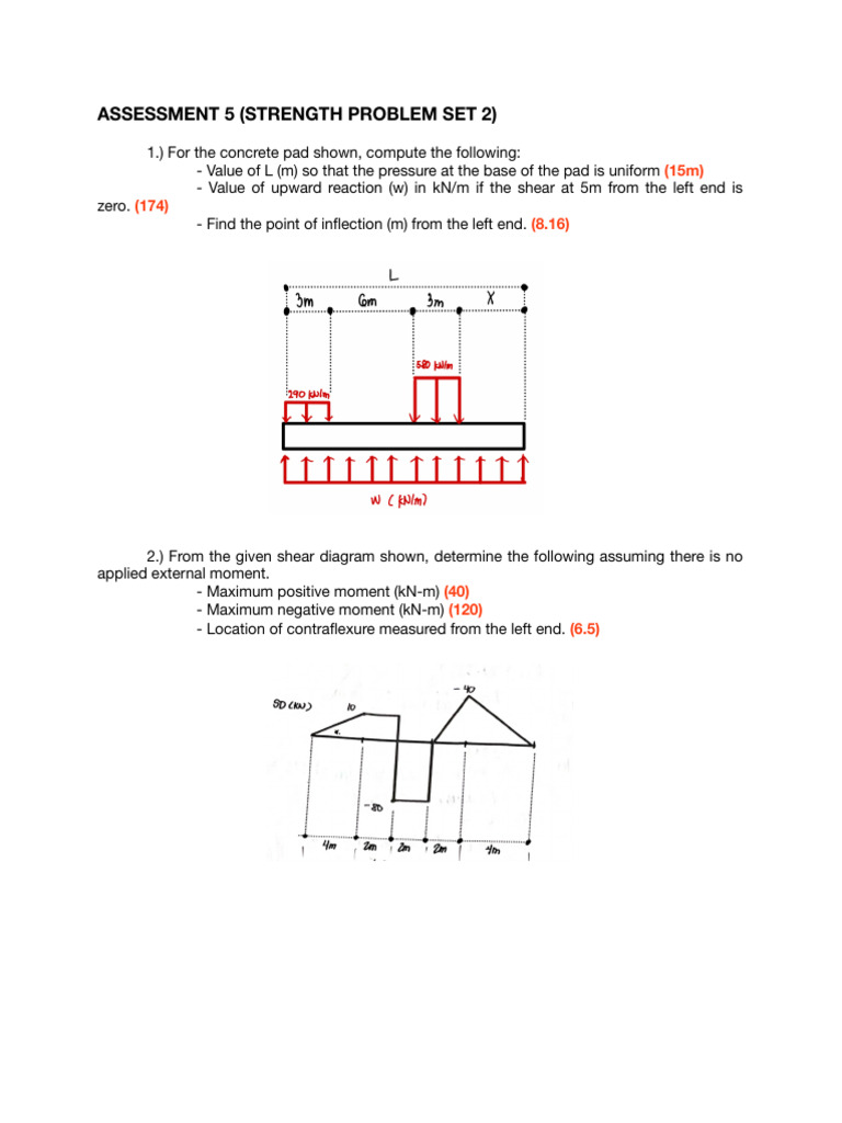 Strength Problem Set 2 Solutions | PDF