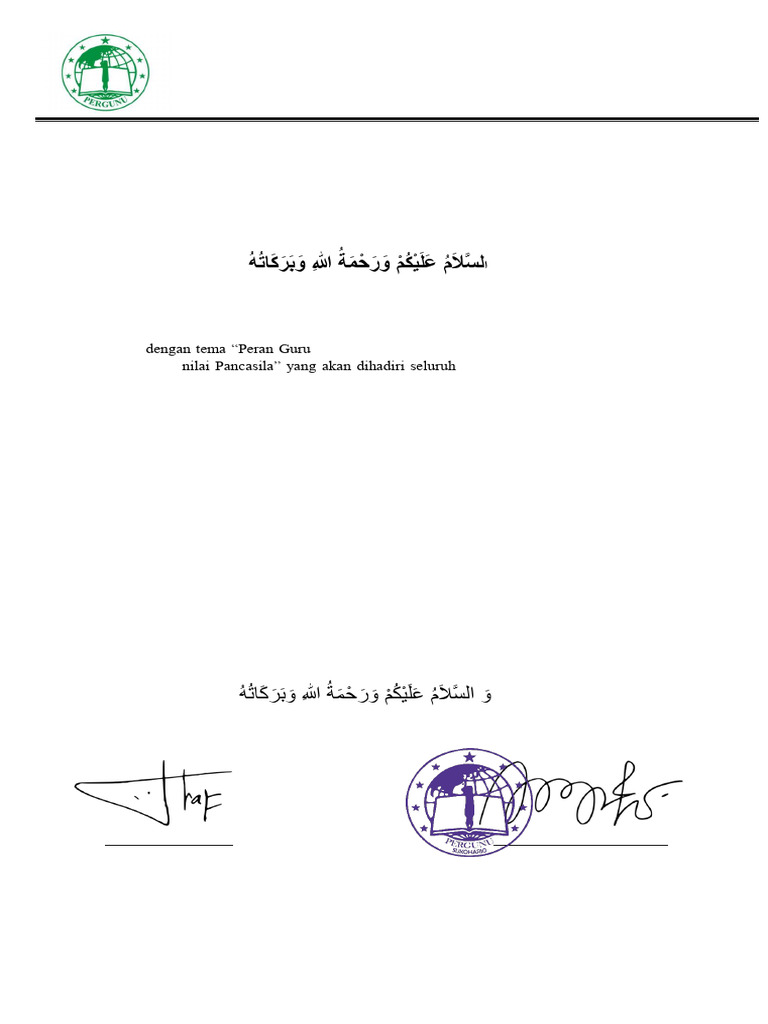 Undangan HBH & Pelantikan FATAYAT | PDF