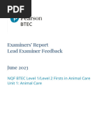 Btec Applied Science Unit 5 Biology Mark Scheme | PDF | Angiotensin ...