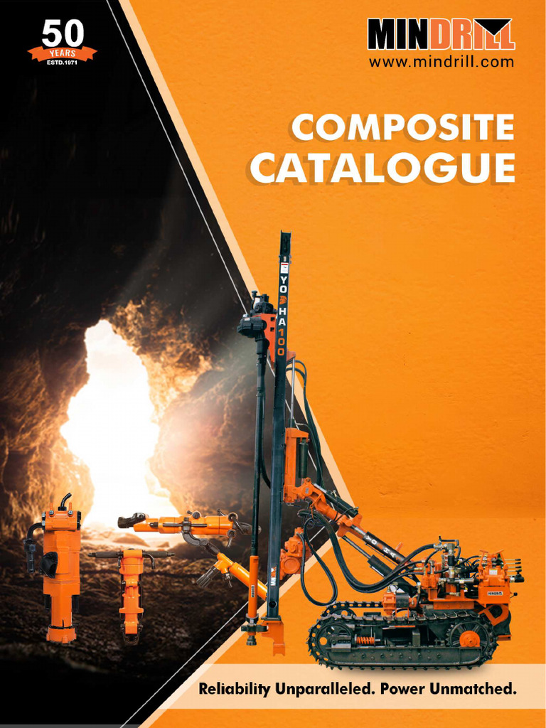 MINDRILL Rock Drills & Breakers Catalogue | PDF | Drill | Pipe (Fluid ...