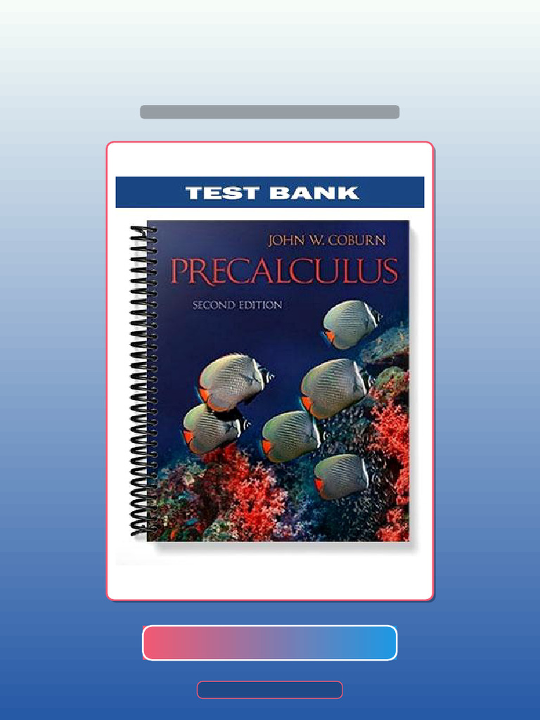 Precalculus 2nd Edition by John Coburn Full Version | PDF | Function ...