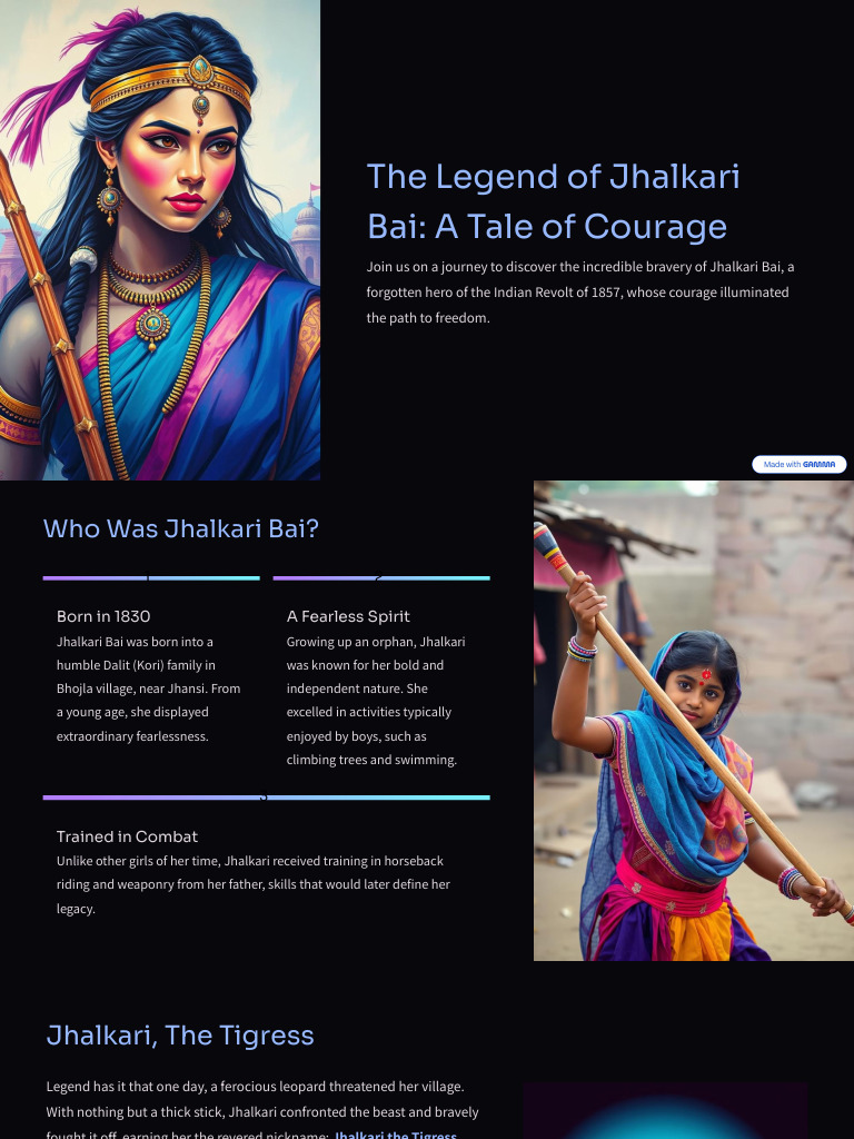 Jhalkari Bai: Heroine of 1857 Revolt | PDF