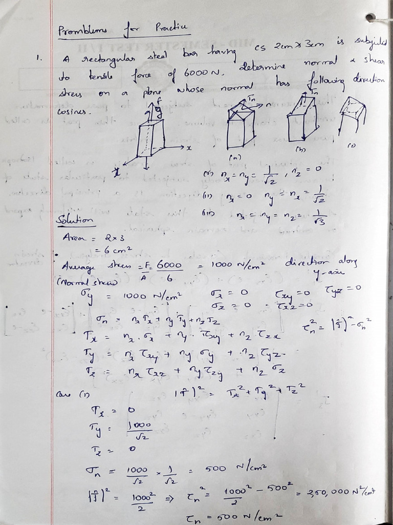 Basics of Theory of Elasticity 7 | PDF