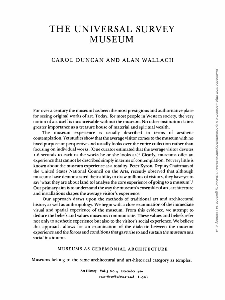 Understanding Museum Experiences | PDF | Louvre | Museum