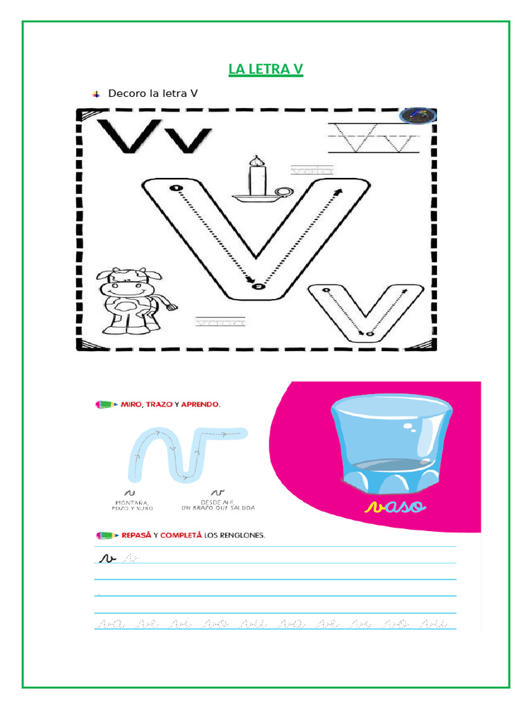 La Letra V | PDF