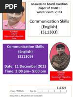 2024 Summer Msbte Model Answer Paper Full | PDF