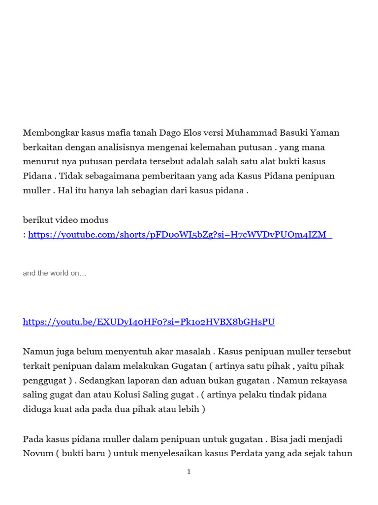 Warga Dago Zaman Belanda Yang Di Manipulasi Sejarah Artikel Oleh Muhammad Basuki Yaman | PDF