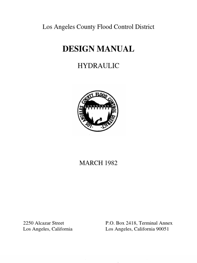 Hydraulic Design Manual 1982 | PDF | Travel