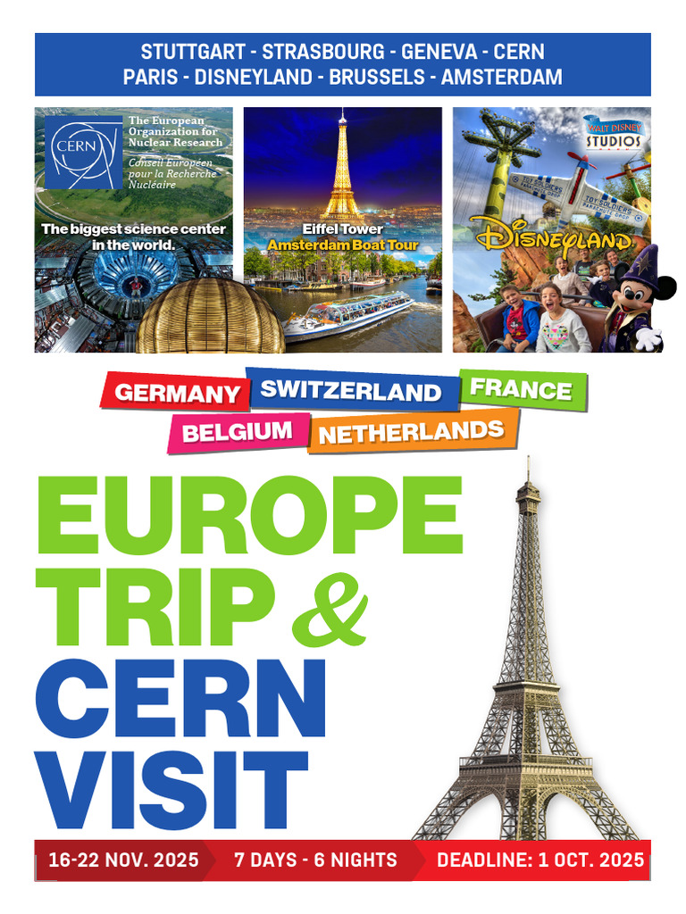 16 - 22 November 2025 - Europe Trip and Cern - A5 - en | PDF