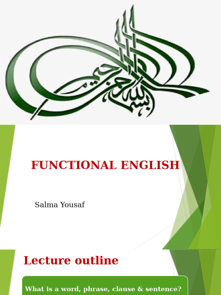 Lecture No 2 Sentence Structure | PDF | Subject (Grammar) | Verb