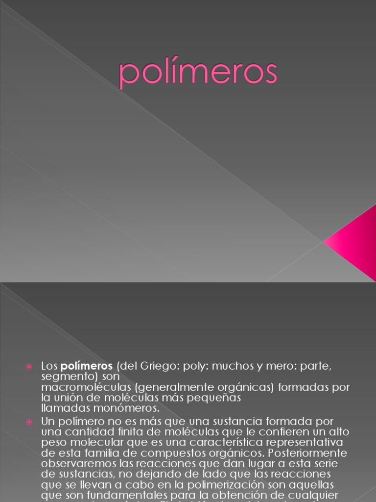 Polímeros | PDF | Polímeros | Material compuesto