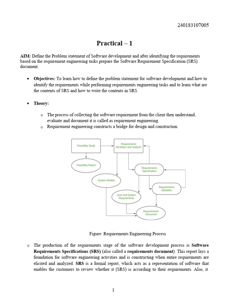 Software Requirements Specification Guide | PDF | Software | System