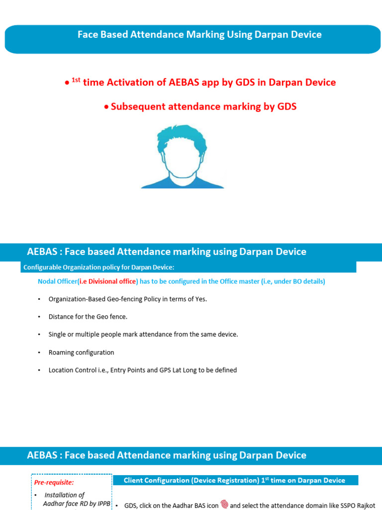 PD-4 (AEBAS App Installation and Attendance Marking by GDS) | PDF ...