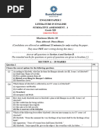 2024-25 ISC Class 12 Lit in English SQP | PDF | Macbeth