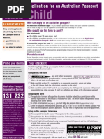 Australian Passport Application Checklist | PDF | Passport | Authentication
