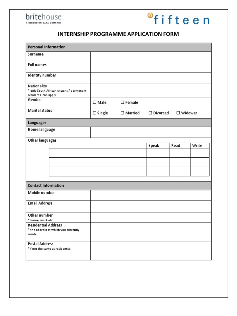 2012 Graduate Programme Application Form | PDF | Computing | Software