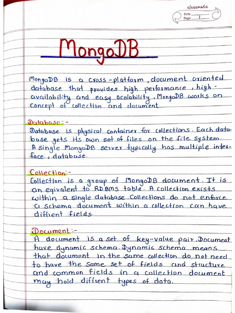MOngo DB | PDF
