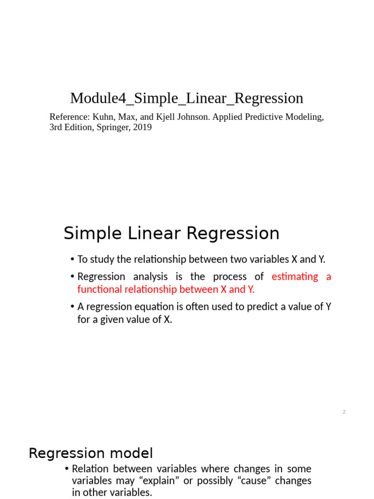 FALLSEM2025-26 VL BCSE334L 00100 TH 2025-09-28 Simple-Linear-Regression | PDF | Errors And ...