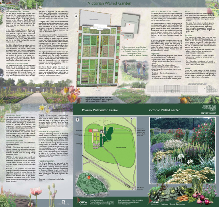 Victorian Walled Garden Visitors Guide | PDF | Kitchen Garden | Vegetables