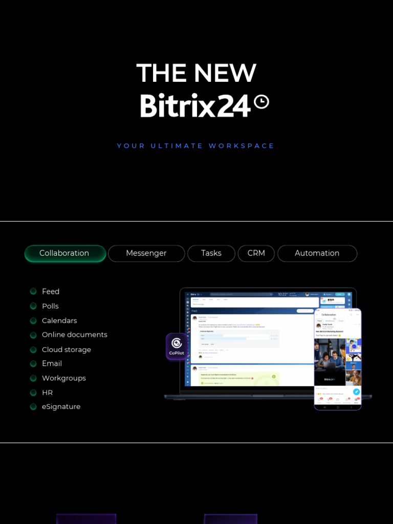 Bitrix24 Synergy 2024H2 | PDF | Customer Relationship Management | Sales