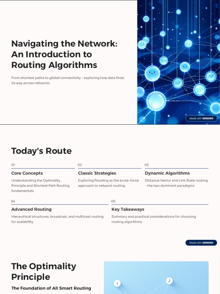 Introduction to Routing Algorithms | PDF | Routing | Computer Network
