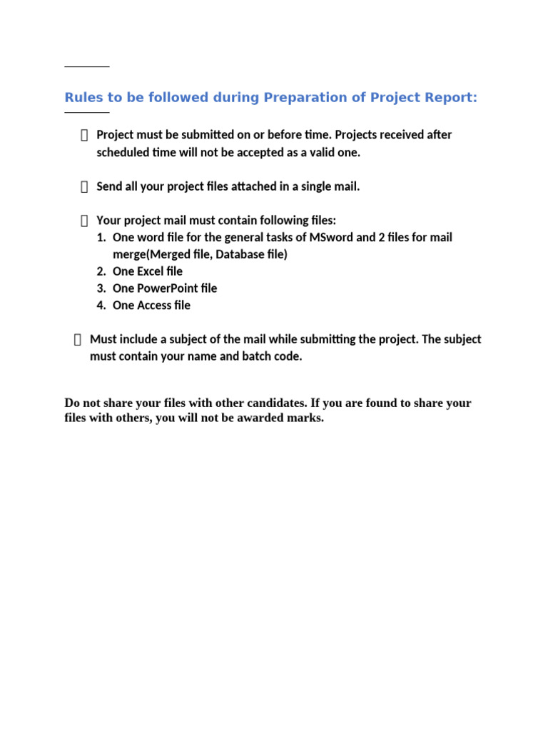 Project On Ms Word Excel Powrpoint Access | PDF | Microsoft Excel