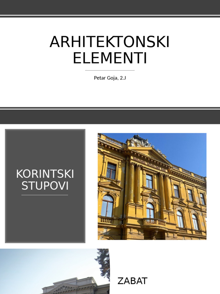 Arhitektonski Elementi | PDF