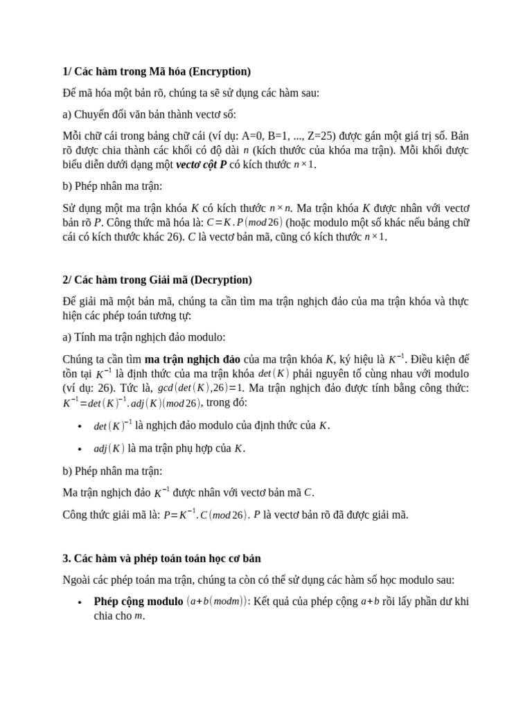 Các Hàm S D NG | PDF