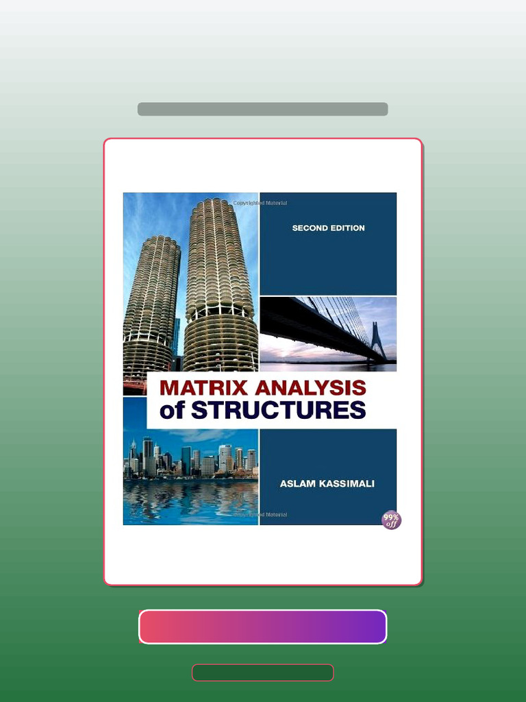 Matrix Analysis of Structures 2nd Edition by Kassimali eBook and ...