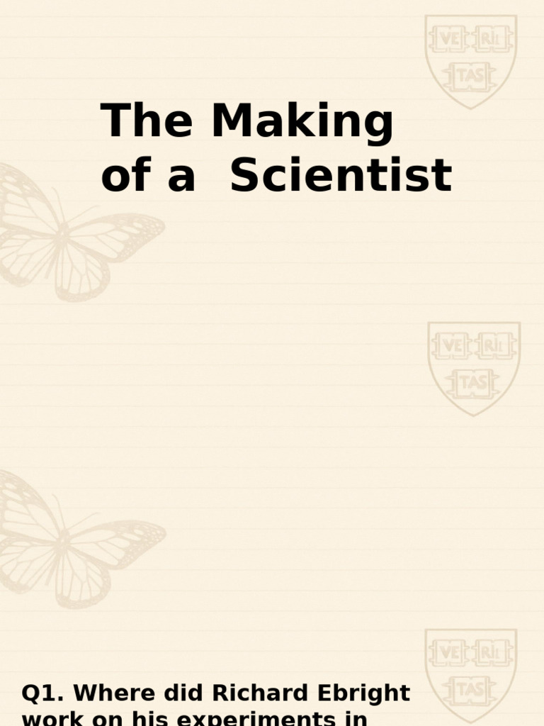 Richard Ebright: Harvard Scientist Insights | PDF