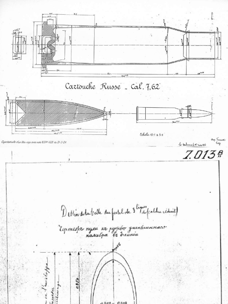 Scheme Cartouche Russe Mosin 7.62 | PDF