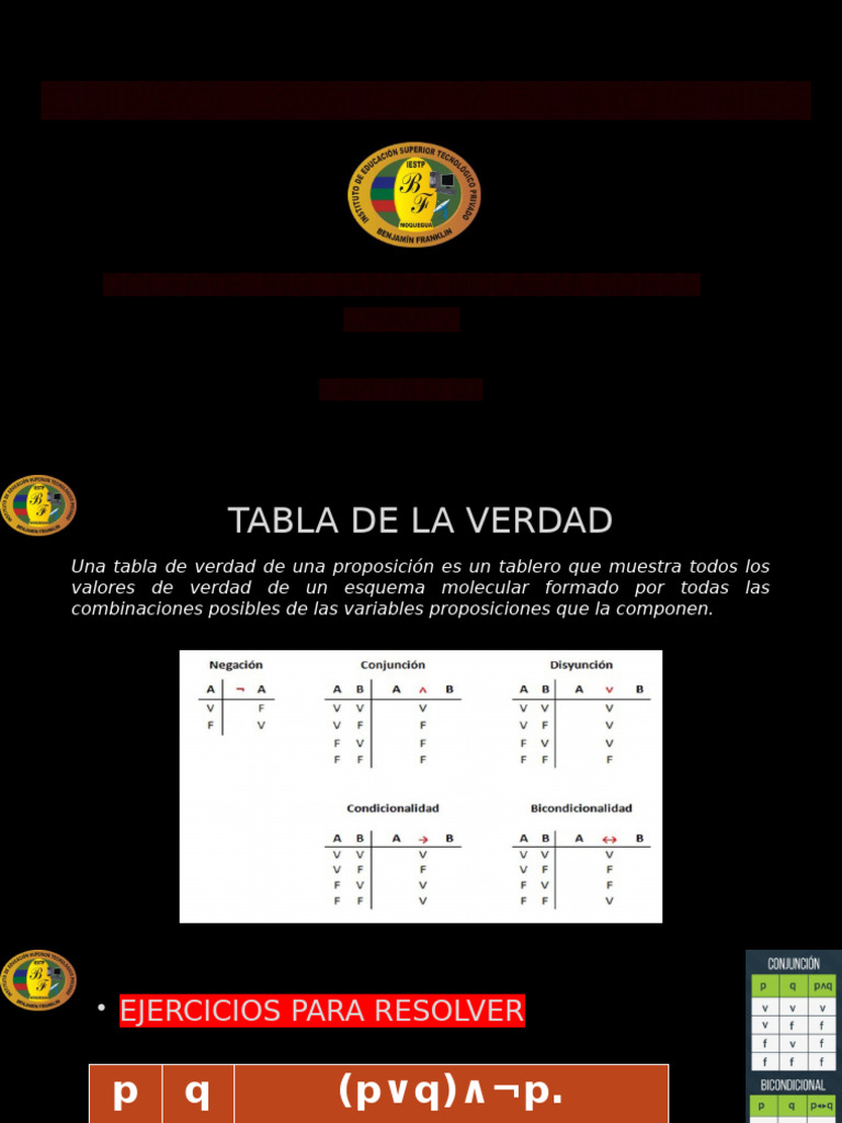 Ejercicios Proposiciones | PDF | Proposición | Sintaxis (Lógica)