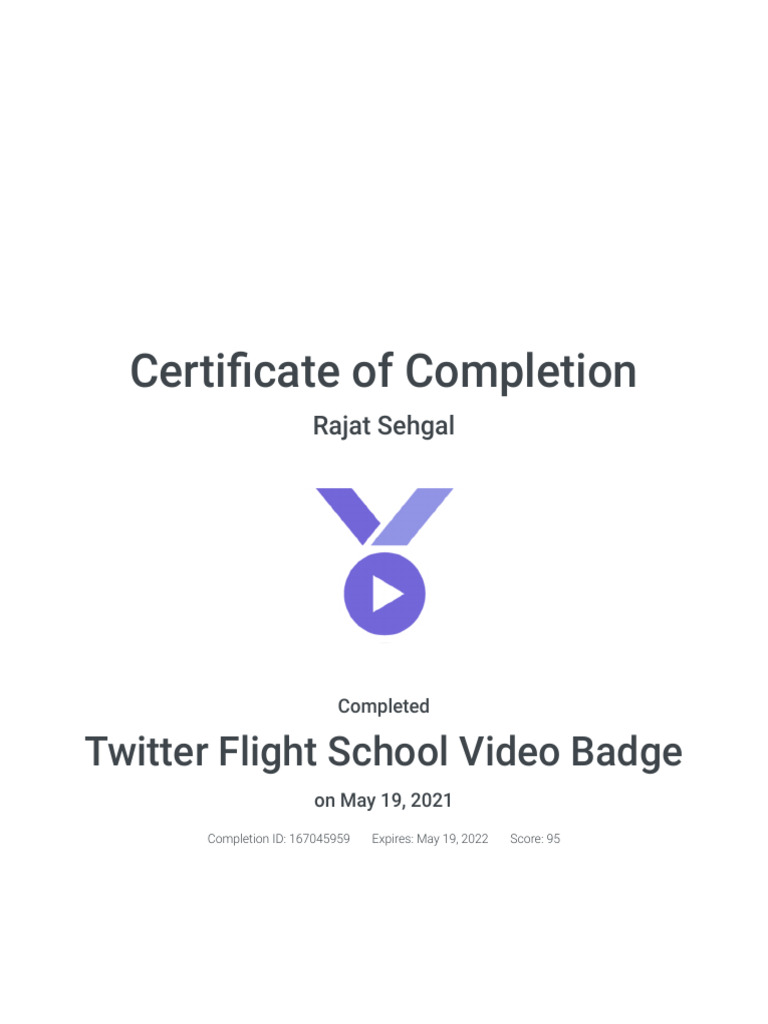 #TwitterFlightSchool Video Badge - Twitter | PDF