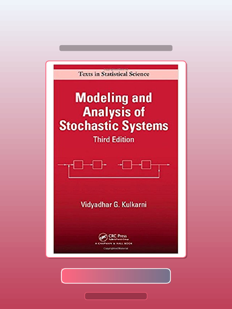 Modeling and Analysis of Stochastic Systems 3rd Kulkarni Ebook and ...