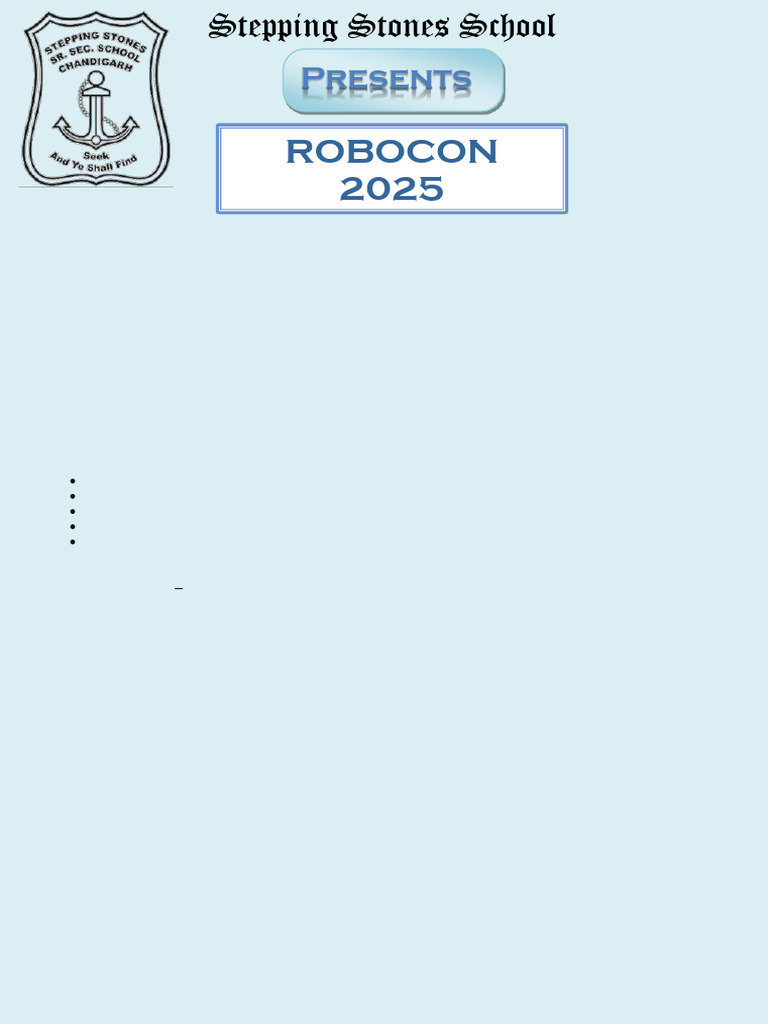 Invitation to ROBOCON 2025 Event | PDF | Robot | Robotics