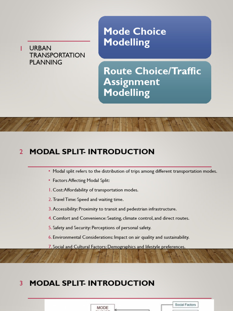 4-Mode and Route Choice Modelling | PDF | Vertex (Graph Theory ...