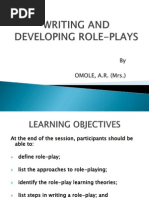 How To Facilitate A Role Play - Handout | PDF | Facilitator | Attitude ...
