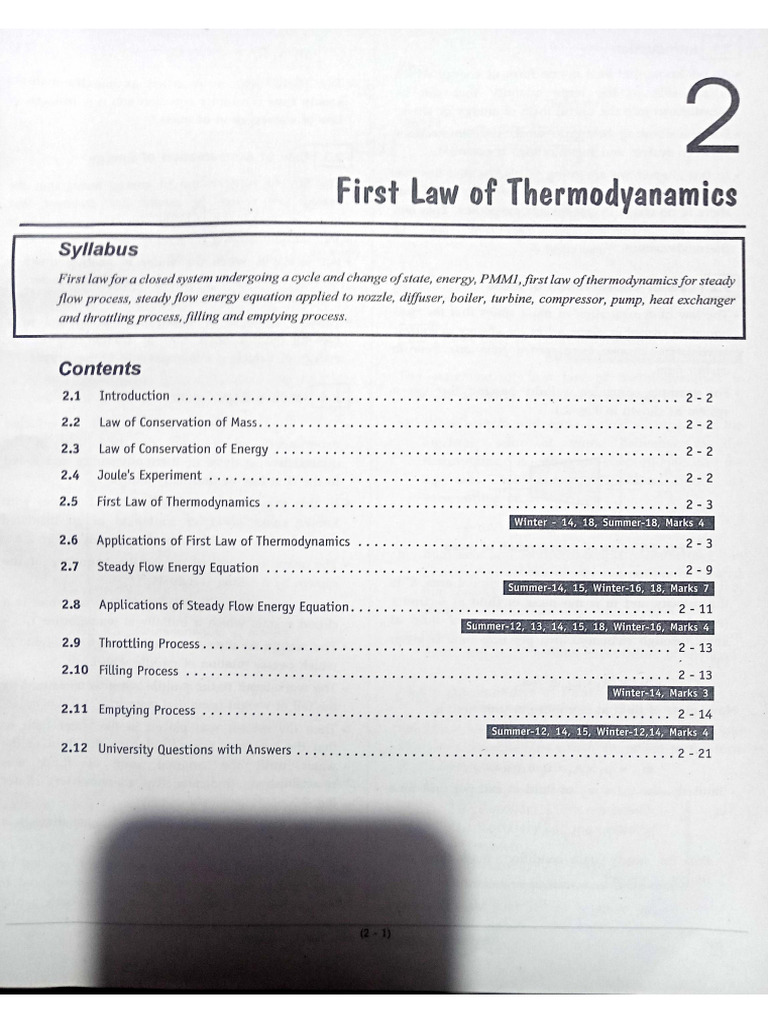 First Law of Thermodynamics | PDF
